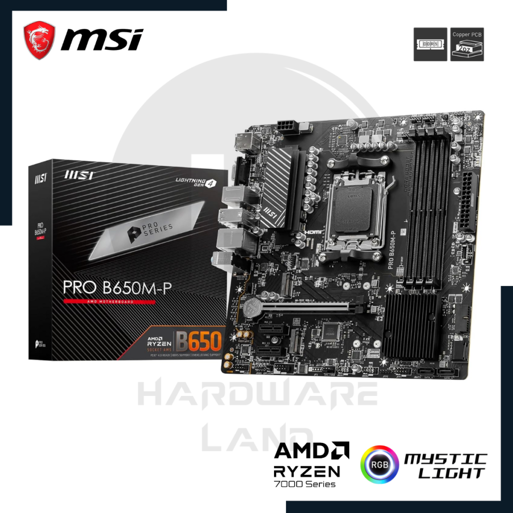 PLACA MADRE MSI PRO B650M-P DDR5 AM5