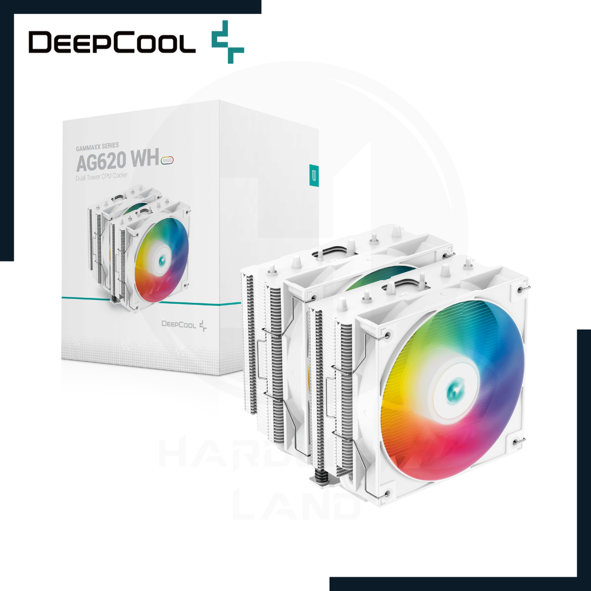 COOLER DE PROCESADOR DEEPCOOL AG620 WHITE ARGB